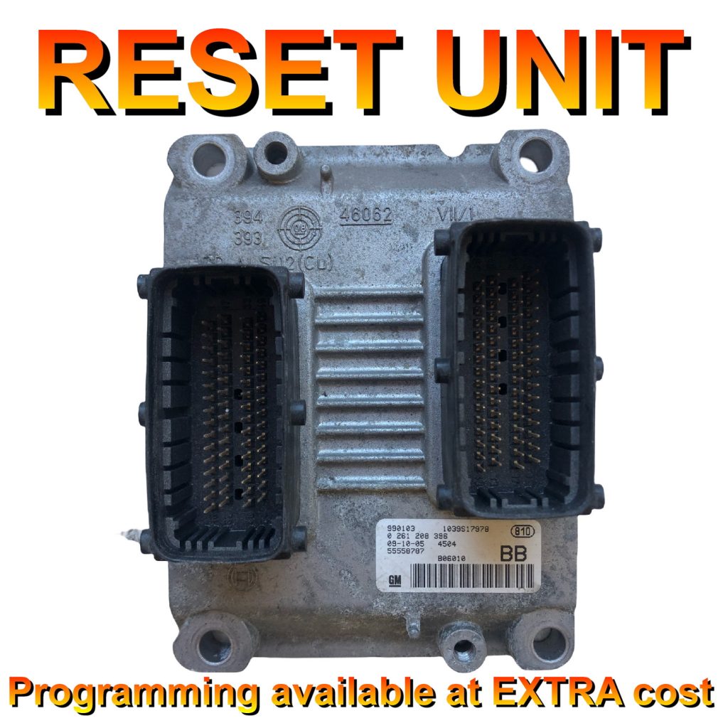Vauxhall Opel Astra H Zafira B Z14XEP ECU Bosch | 0261208396 | 55558787 ...