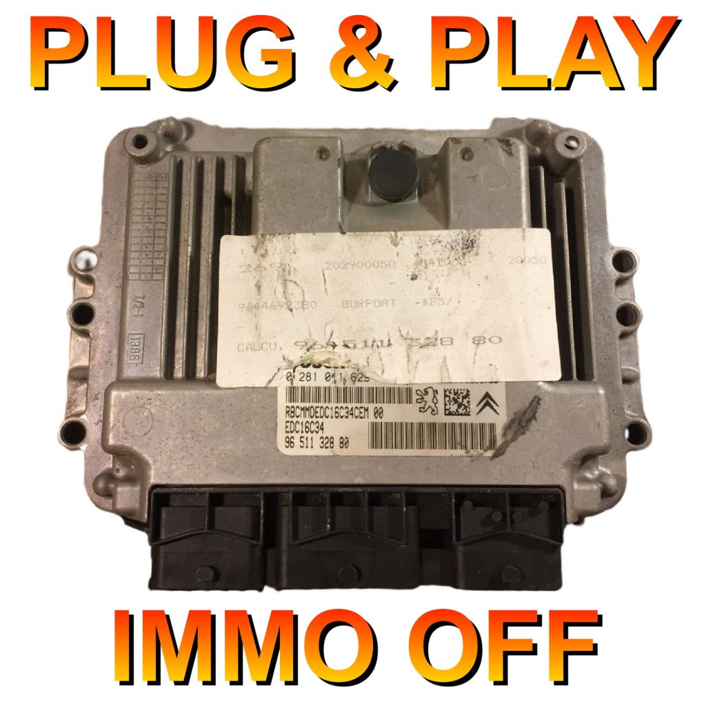 Citroen C4 1.6 Diesel ECU Bosch 0281011629 | 9651132880 | EDC16C34 ...
