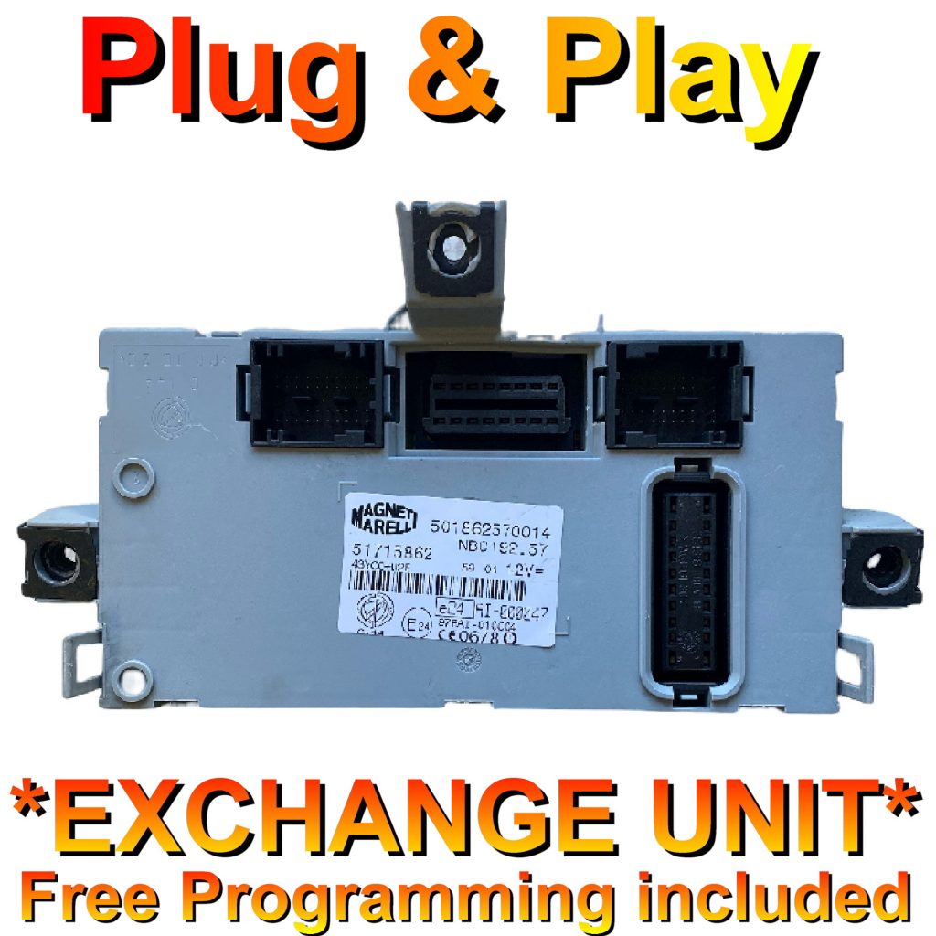 FIAT BCM Body Control Module S118578040I | 51783784 | Plug+Play ...