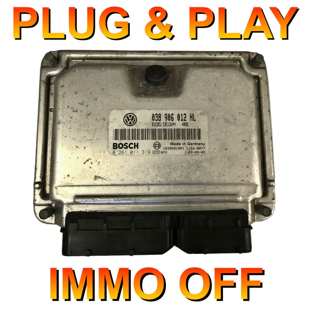 VW Polo 1.9 sdi Diesel (ASY) ECU Bosch 0281011319 | 038906012HL ...