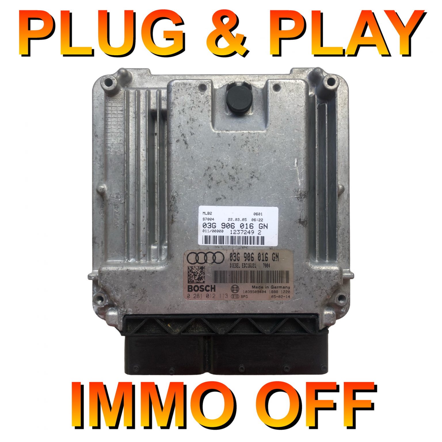 Audi Seat Skoda Volkswagen VW ECU Bosch EDC17 | EDC17CP14 | EDC17CP04 ...