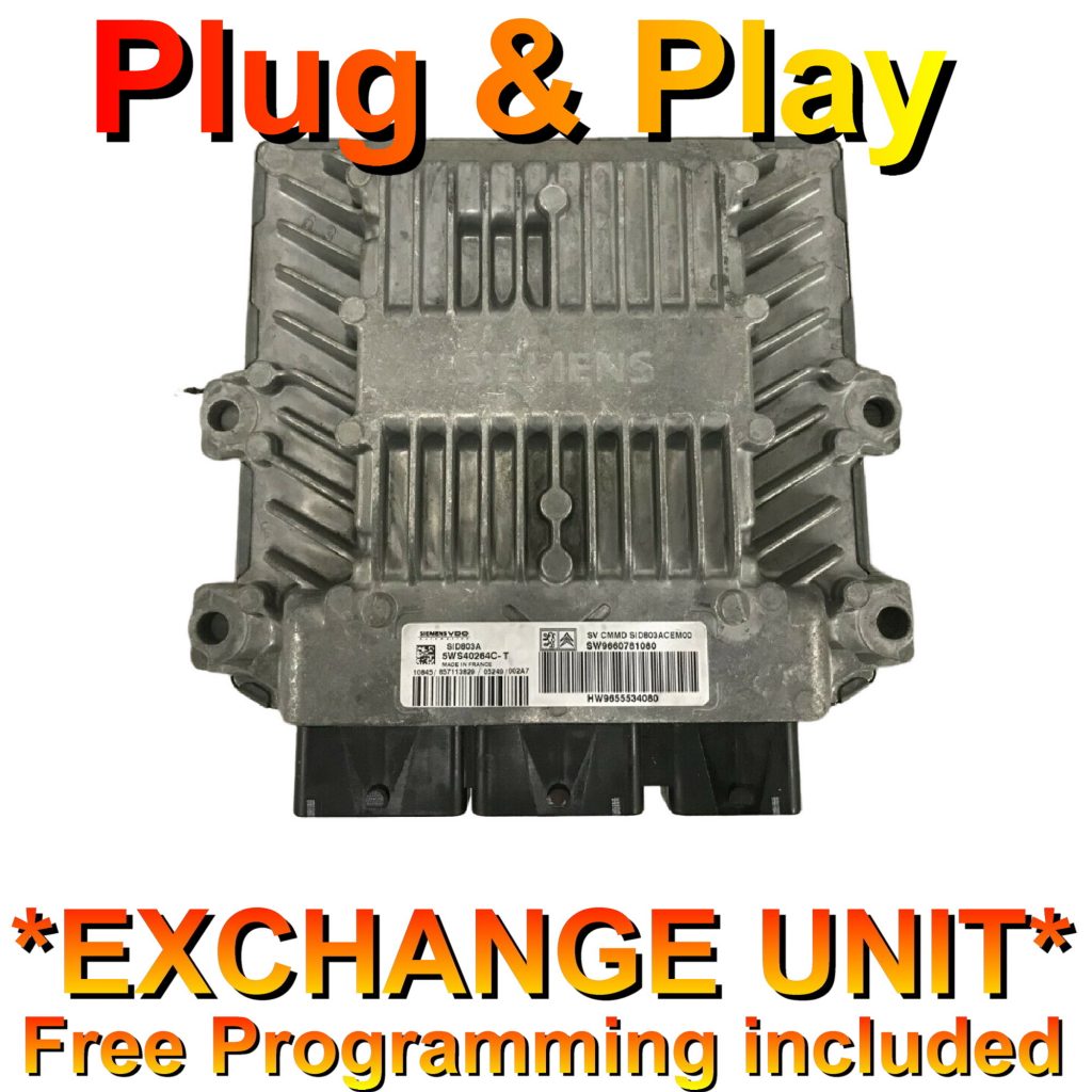 Citroen C4 2.0 HDI ECU Siemens 5WS40264C-T | HW9655534080 ...