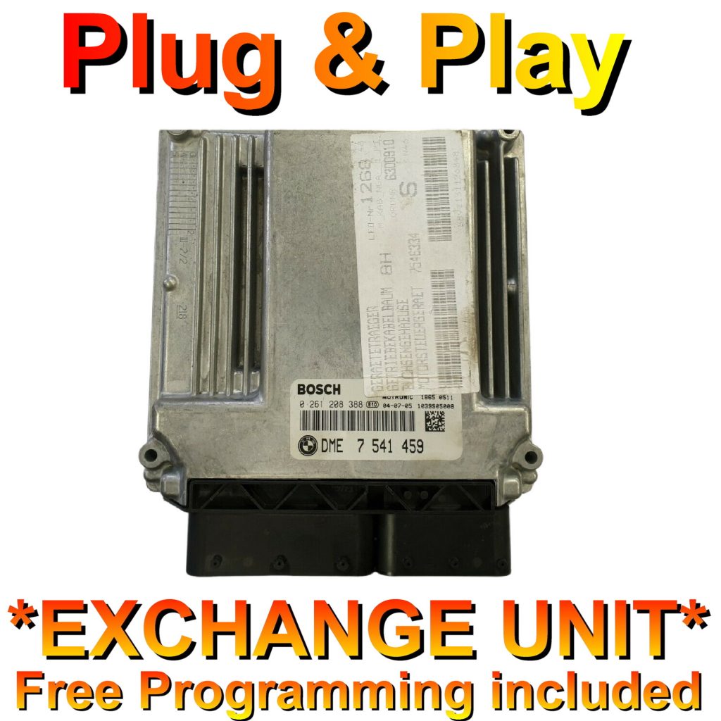 BMW ECU Bosch 0261208388 | DME 7 | DME7541459 | Plug+Play Exchange unit ...