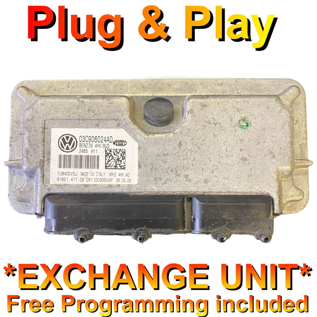 VW Polo 9N3 1.4 Petrol ECU 03C906024AD | Magneti Marelli | Plug+Play ...