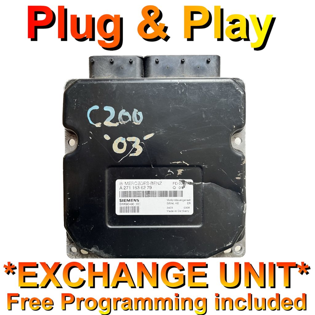 Mercedes CLK Class ECU Siemens 5WK90490 | A2711536279 | Plug+Play ...