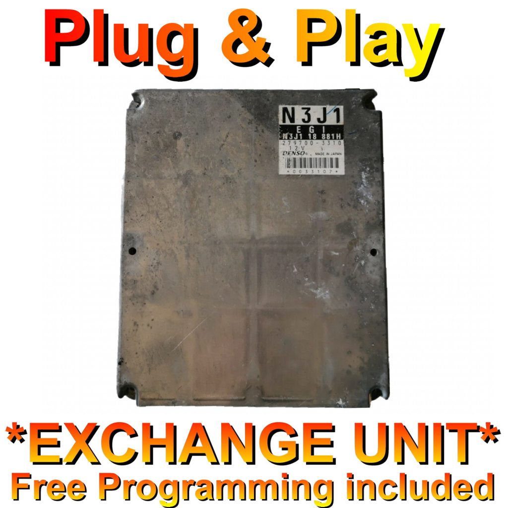 Mazda RX8 ECU Denso N3J11881H | 279700 3310 | Plug+Play Exchange unit ...