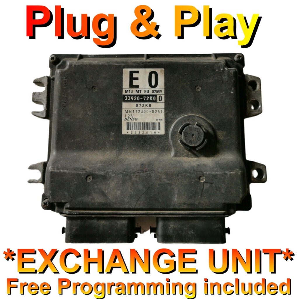 Suzuki Swift ECU Denso 33920-72K0 | MB112300 8261 E0 | Plug+Play ...