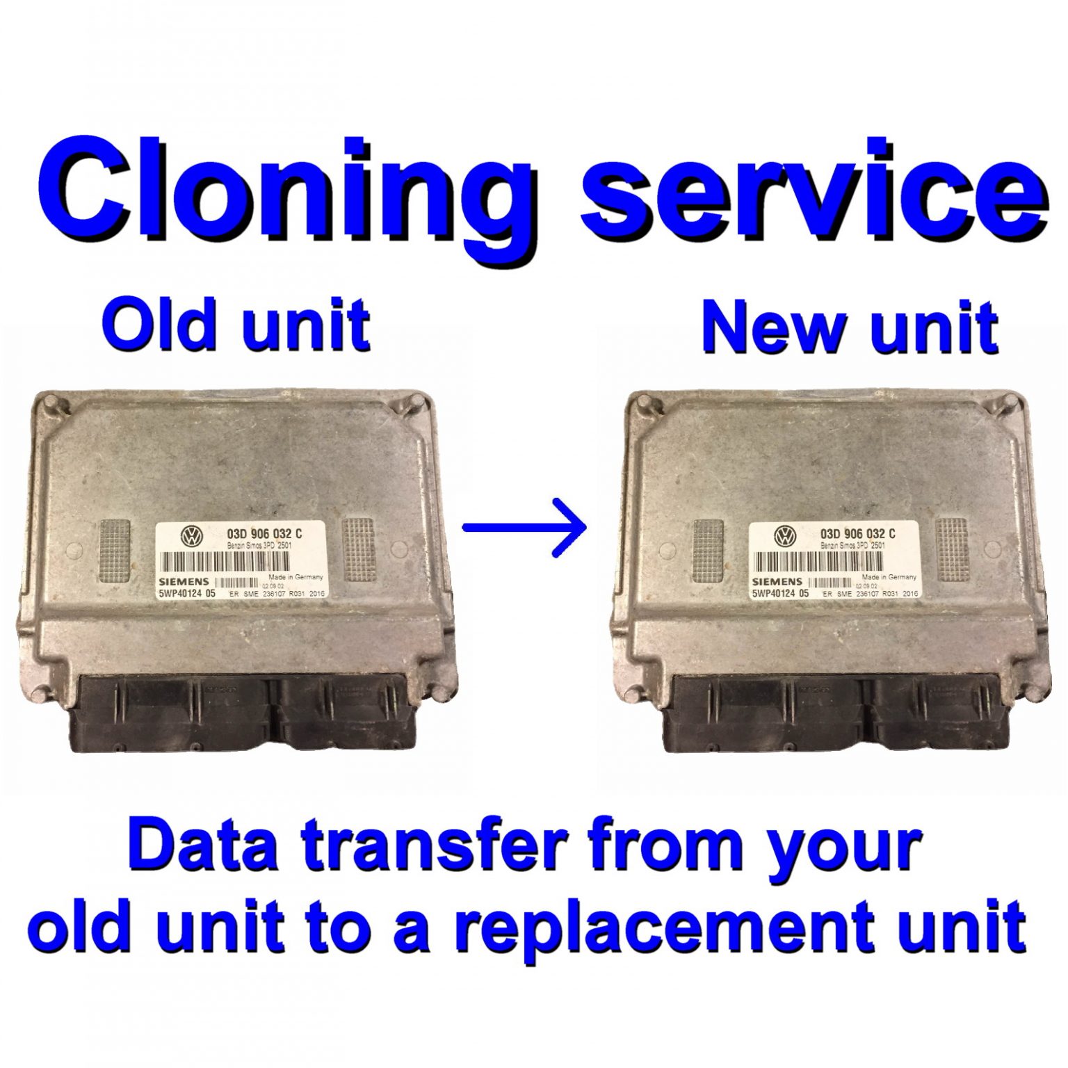 Audi Seat Skoda Volkswagen VW ECU Siemens Simos 3PA | Simos 3PB | Simos ...