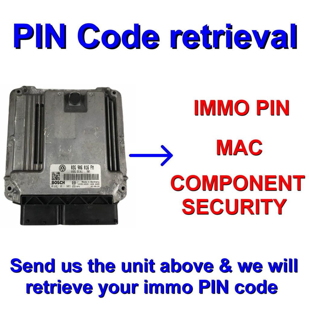 Audi Seat Skoda Volkswagen VW ECU Bosch EDC16 | EDC16CP | EDC16U1 ...