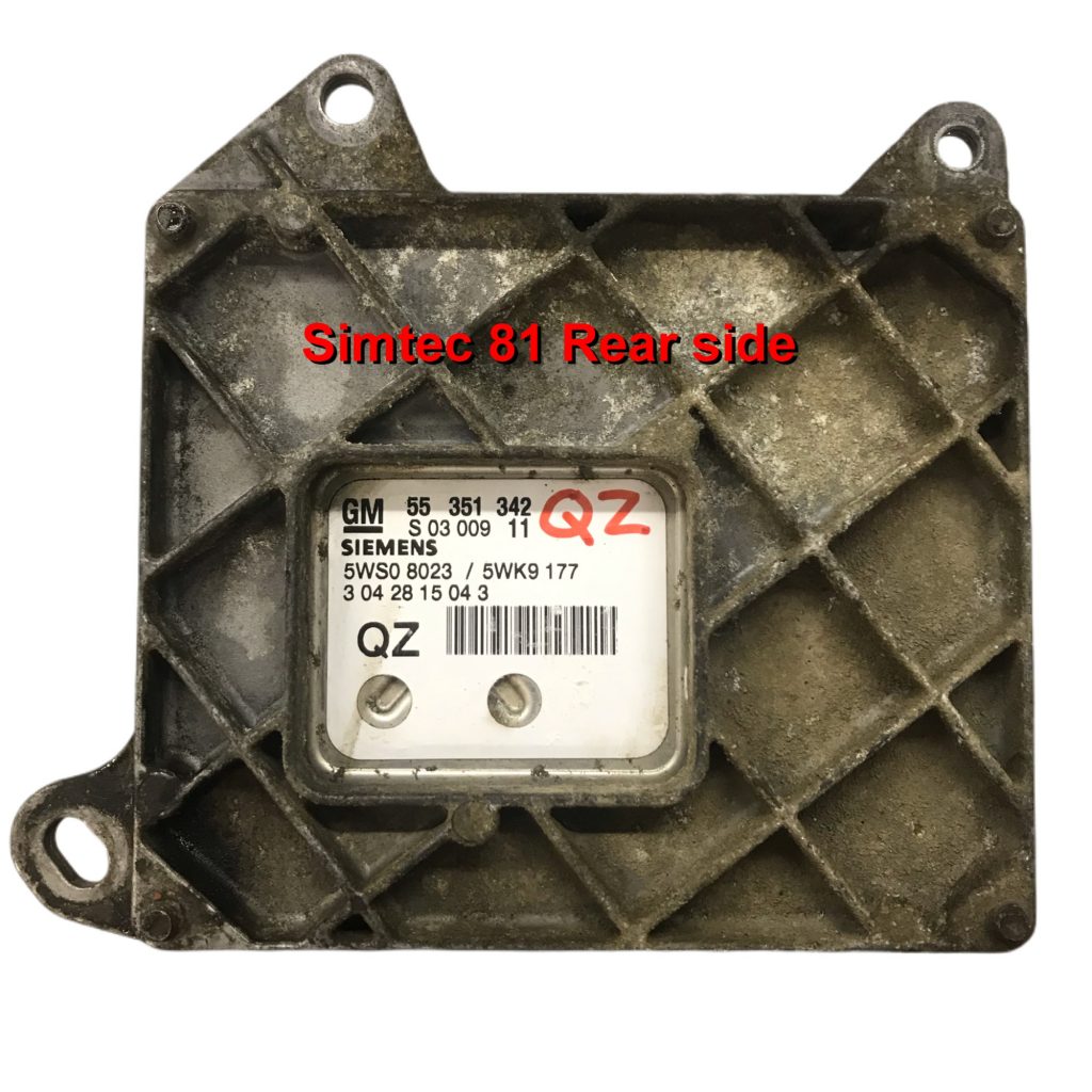 Opel Vauxhall ECU Siemens SIMTEC81 | SIMTEC81.1 | Programming Service ...