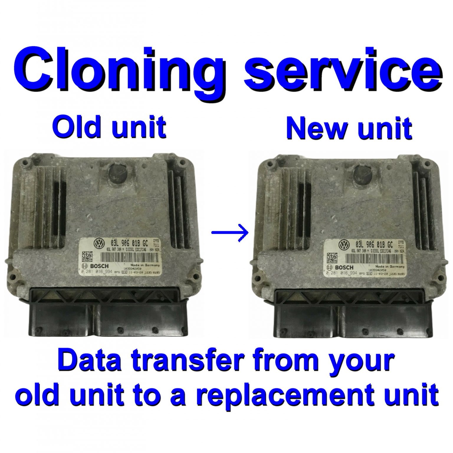 Audi Seat Skoda Volkswagen VW ECU Bosch EDC17 | EDC17C46 | Programming ...