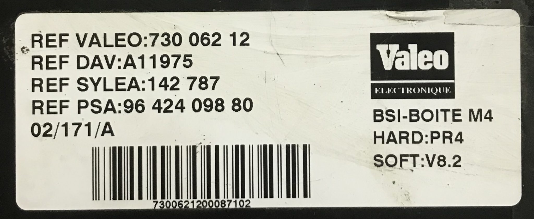 Citroen Peugeot Body Control Module | Fusebox | Key supply | Valeo M4 ...