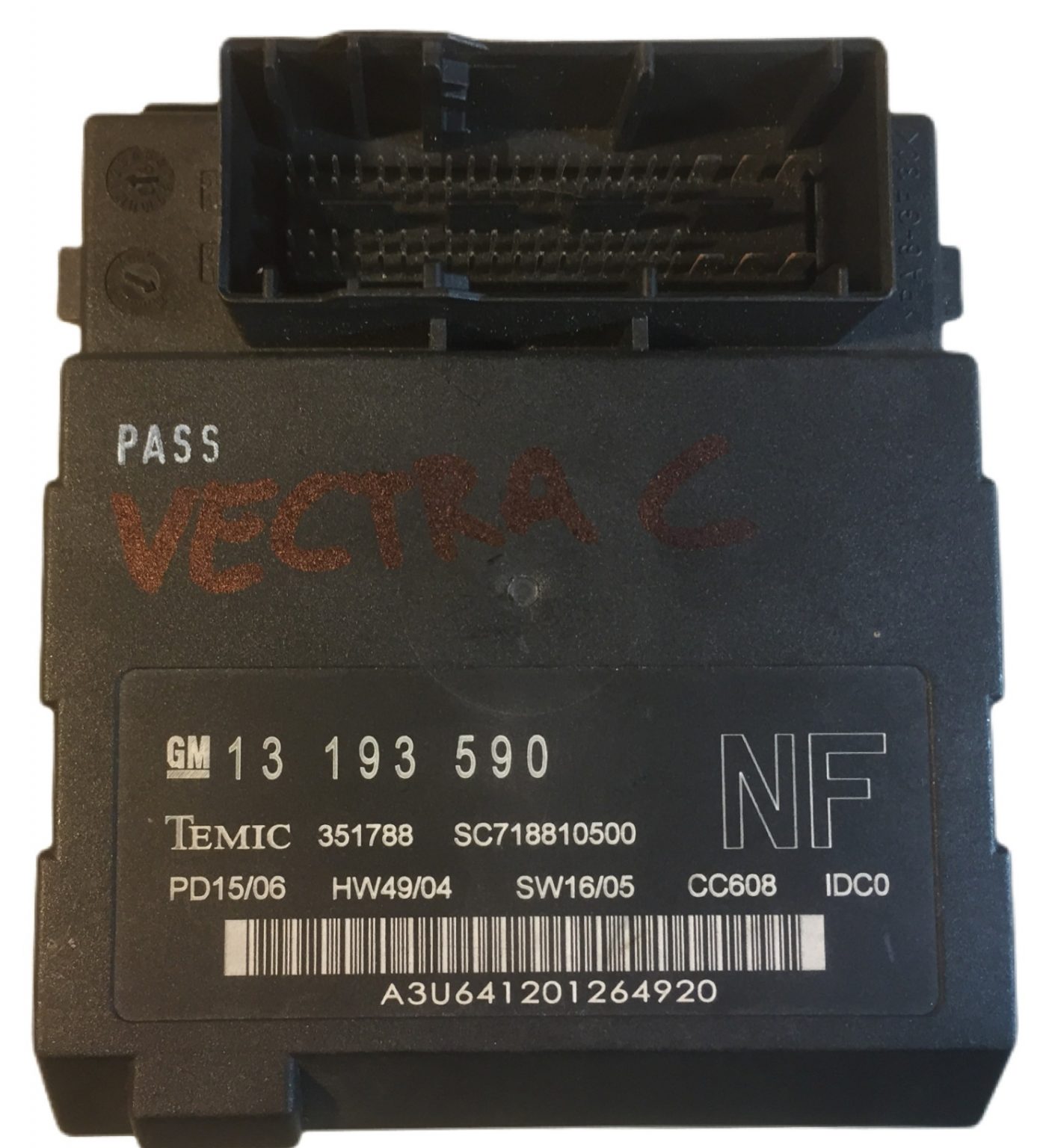 Vauxhall Opel Vectra C Body Control Module | Temic - Programming ...