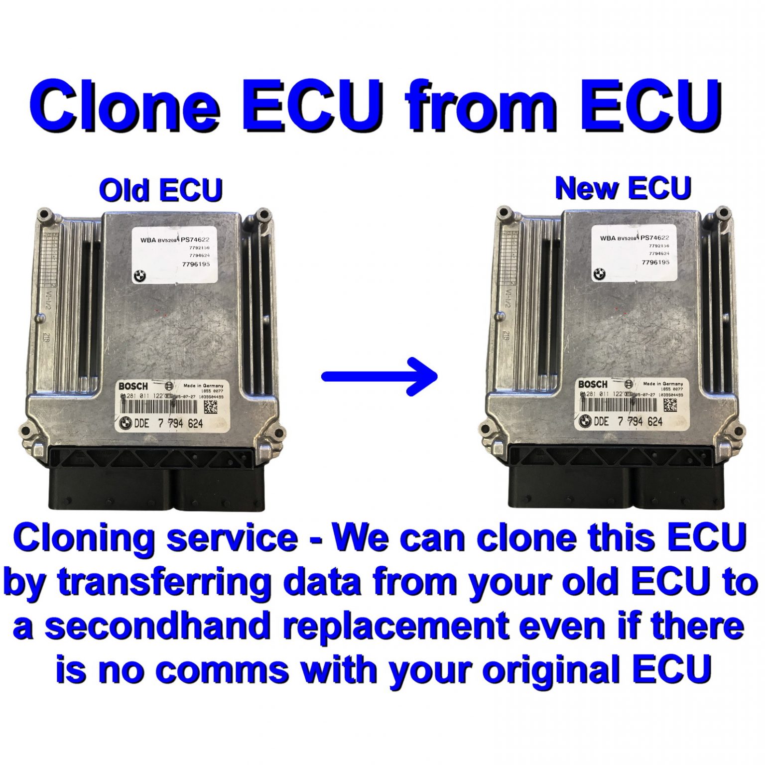 BMW ECU Bosch DDE7 | EDC16 | EDC16C1 | EDC16C35 | EDC16CP35 ...