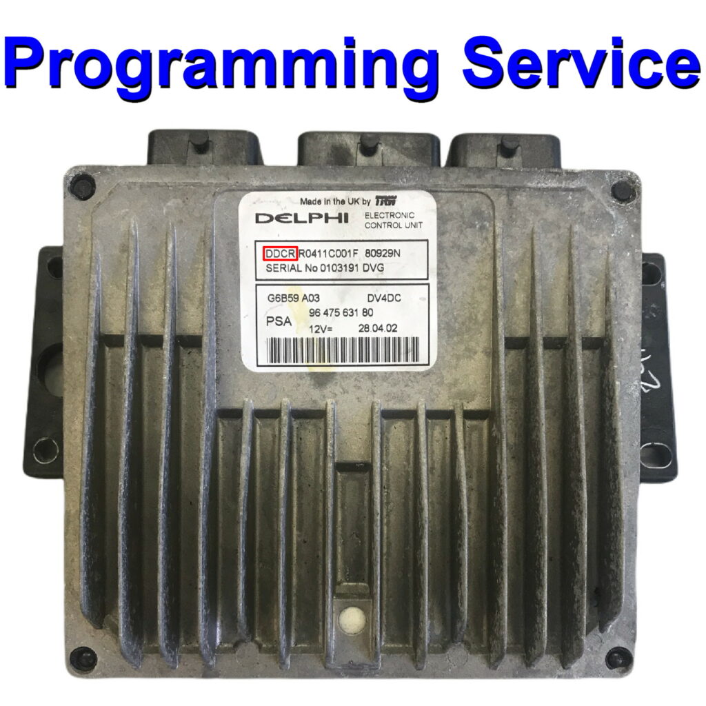 Citroen Peugeot ECU Delphi DDCR | - Programming Service Buy Now