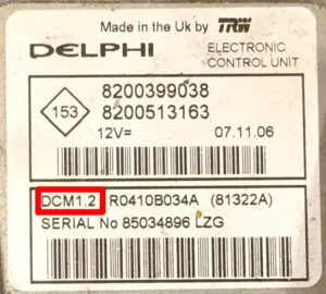 Nissan Renault ECU Delphi DCM1.2 | DDCR - Programming Service Buy Now
