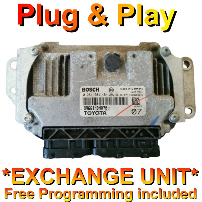 Toyota ECU Bosch 0261S04464 | 89661-0H070 | M7.9.52 | Plug+Play ...