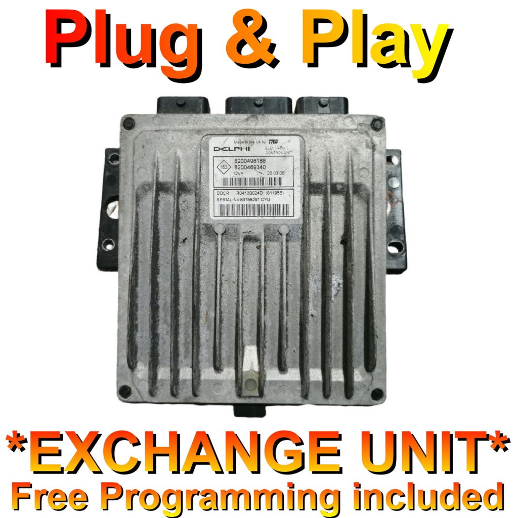 Renault ECU Delphi 8200498188 | 8200469340 | Plug+Play Exchange unit ...