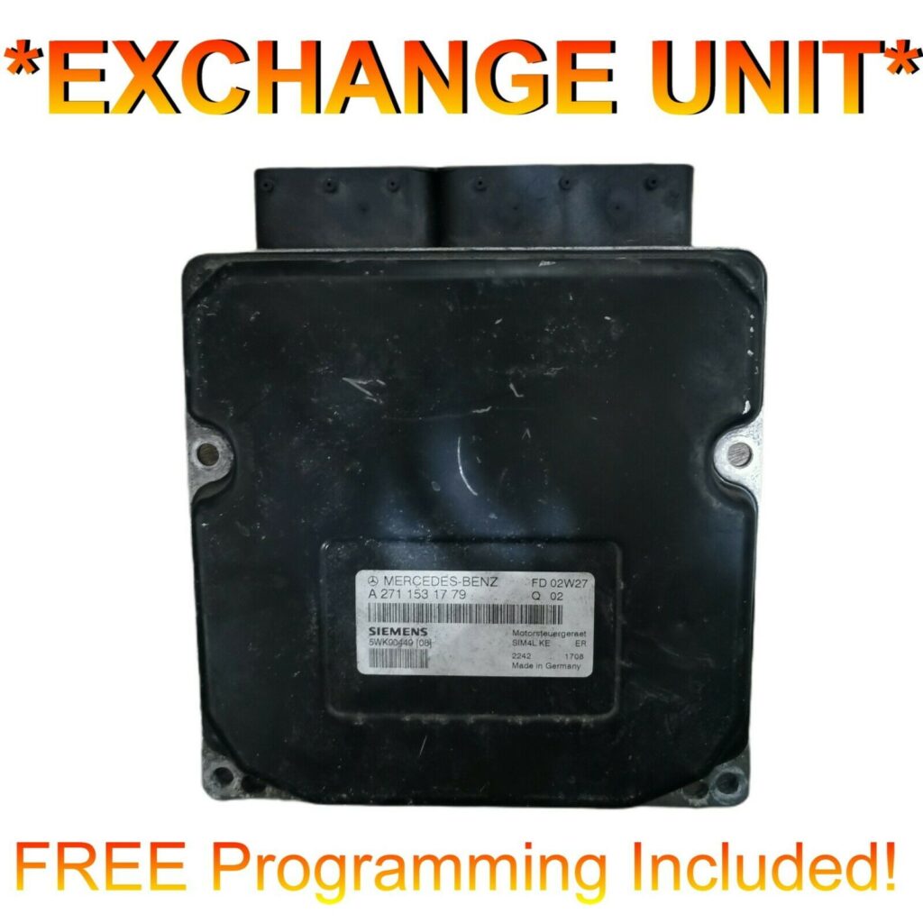 Mercedes ECU Siemens 5WK90449 | A2711531779 | Plug+Play Exchange unit ...