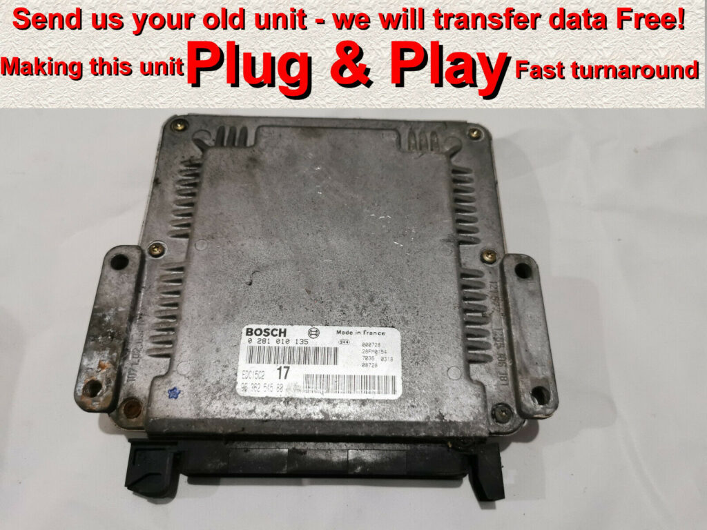 Peugeot Citroen ECU Bosch 0281010135 | 9636254580 | EDC15C2 | *Plug & Play* IMMO OFF Buy Now