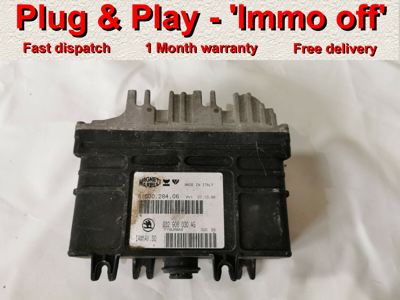 VW Audi Seat Skoda ECU Magneti Marelli | 032906030AG | IAW1AV.S0 ...
