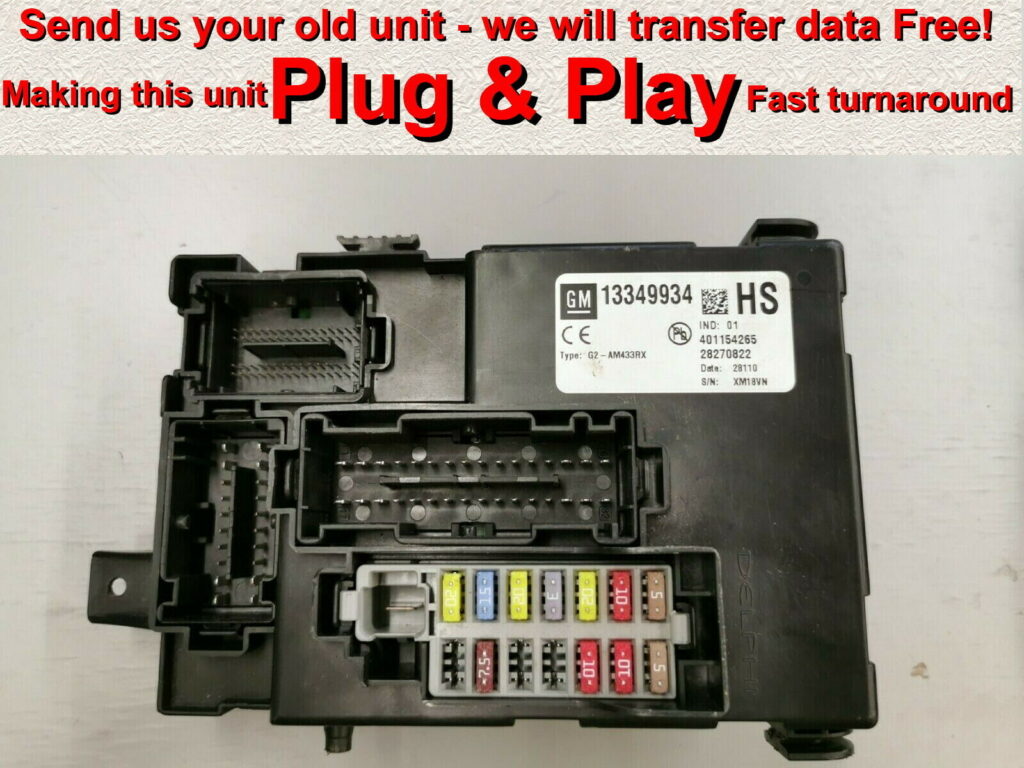 Vauxhall Opel Meriva B BCM Body Control Module Delphi 13349934 | HS ...