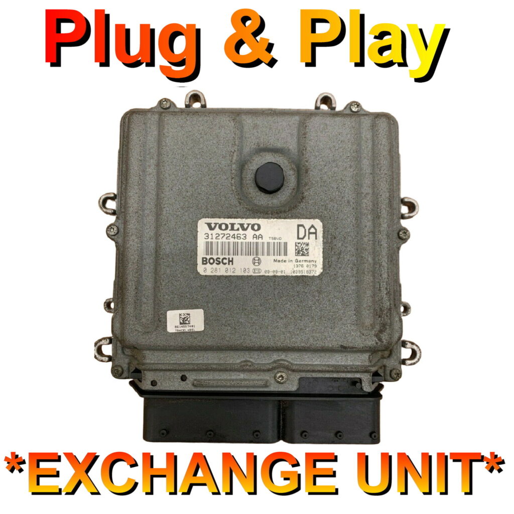 Volvo ECU Bosch EDC16C31 | 0281012103 | 31272463 | AA | DA | Plug+Play ...