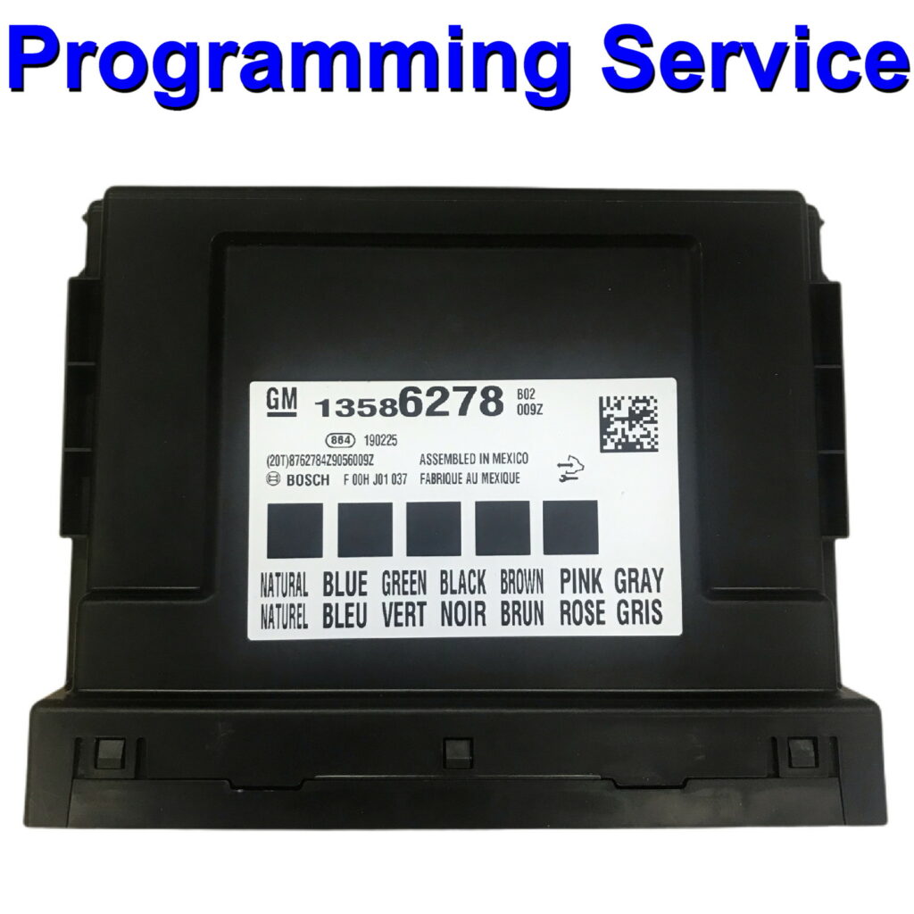 Chevrolet Opel Vauxhall Body Control Module | Bosch | Programming ...