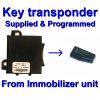 Citroen C1 | Peugeot 107 | Toyota Aygo Immobilizer unit | Key supply ...