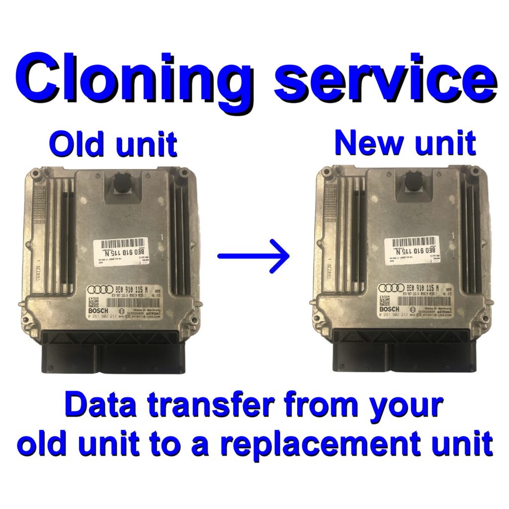 VW / Audi / Skoda / SEAT Bosch MED9.1 Petrol ECU programming service ...