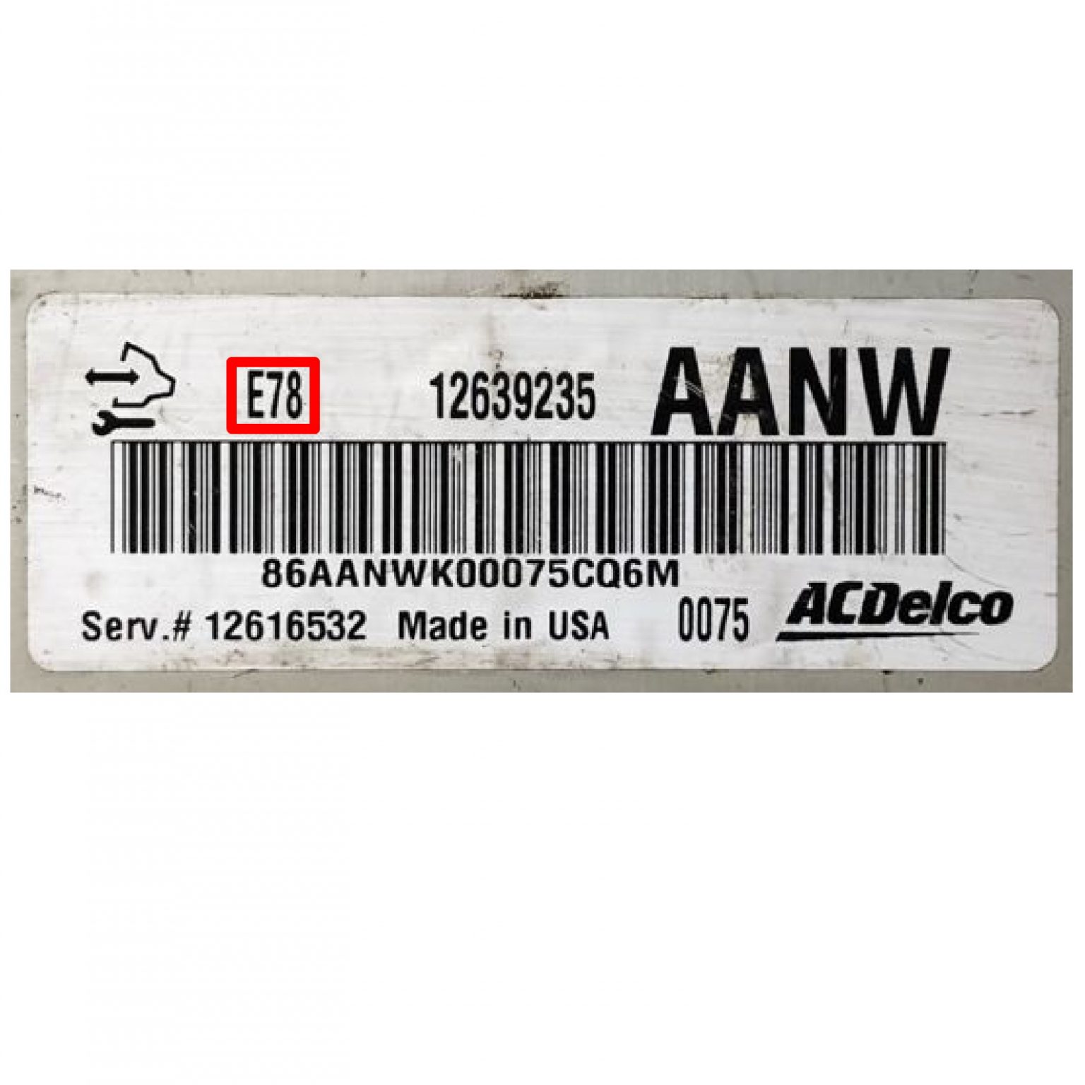 Vauxhall Opel ACDelco E78 Petrol ECU Programming Service Buy Now