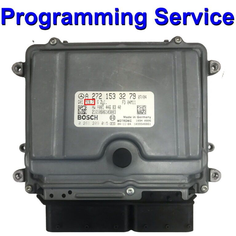 Mercedes Bosch ME9.7 | MED9.7 Petrol ECU Programming Service Buy Now