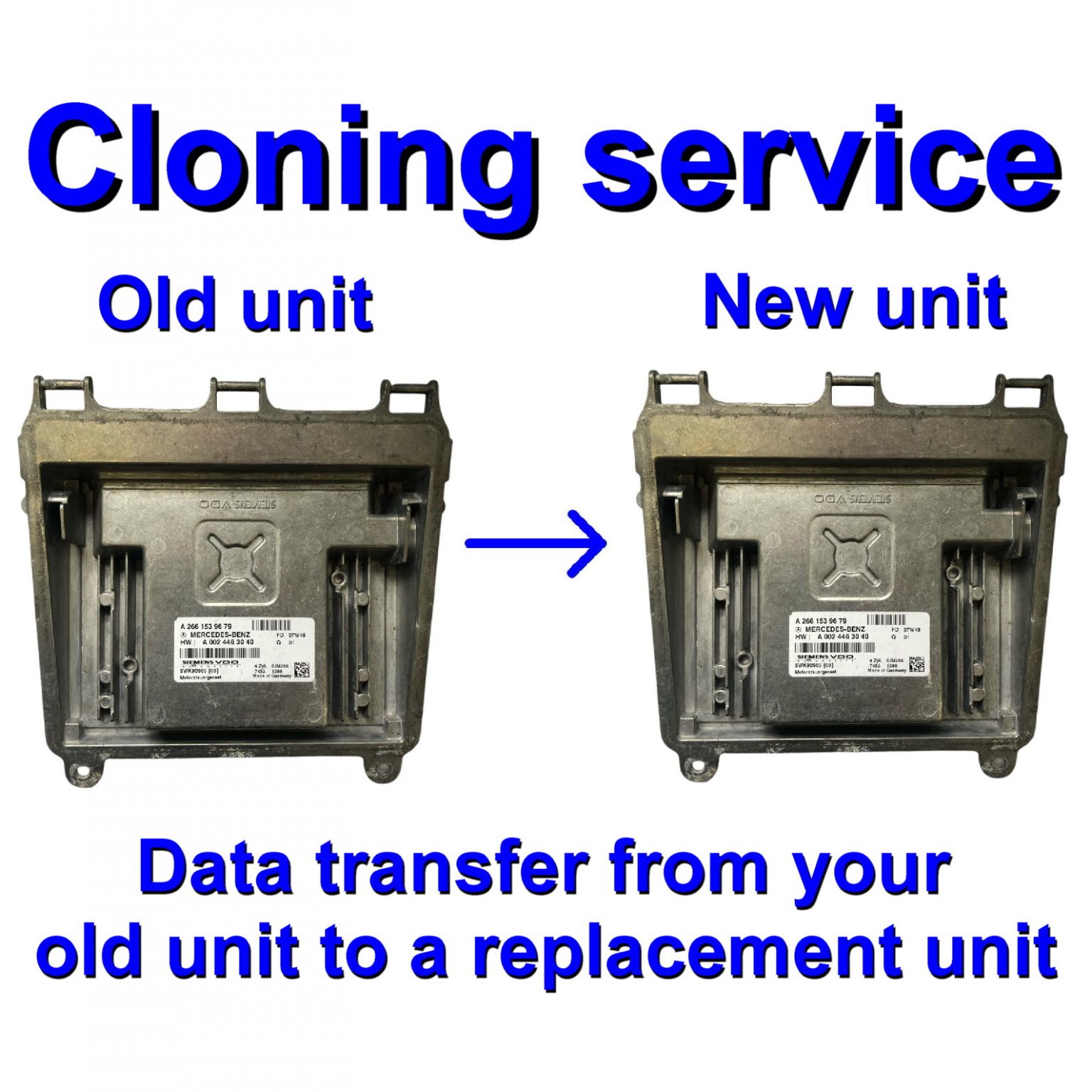 Mercedes Siemens VDO SIM266 ECU | Petrol | Programmng Service Buy Now