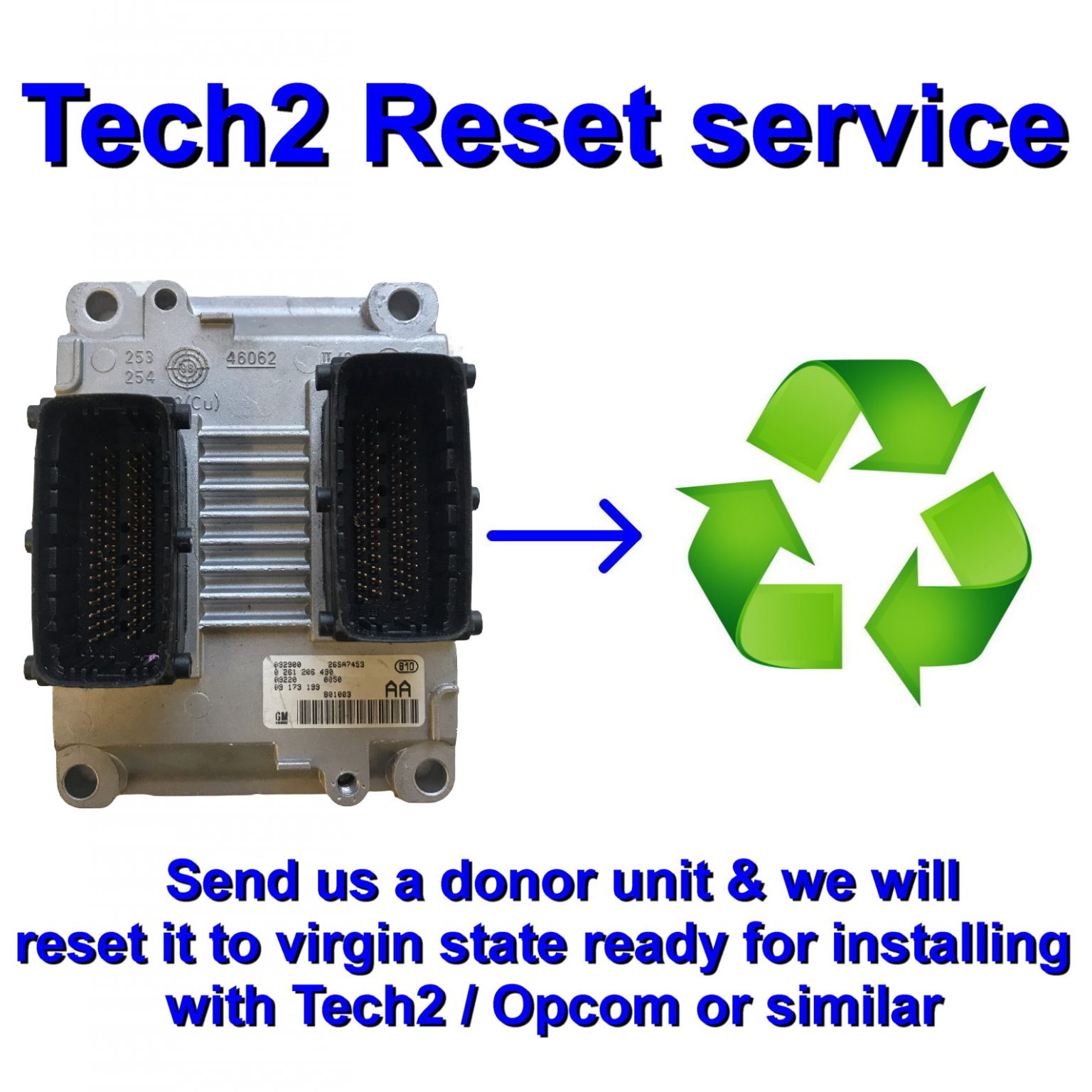 Opel Vauxhall ECU Bosch ME3.1.1 | Programming Service Buy Now