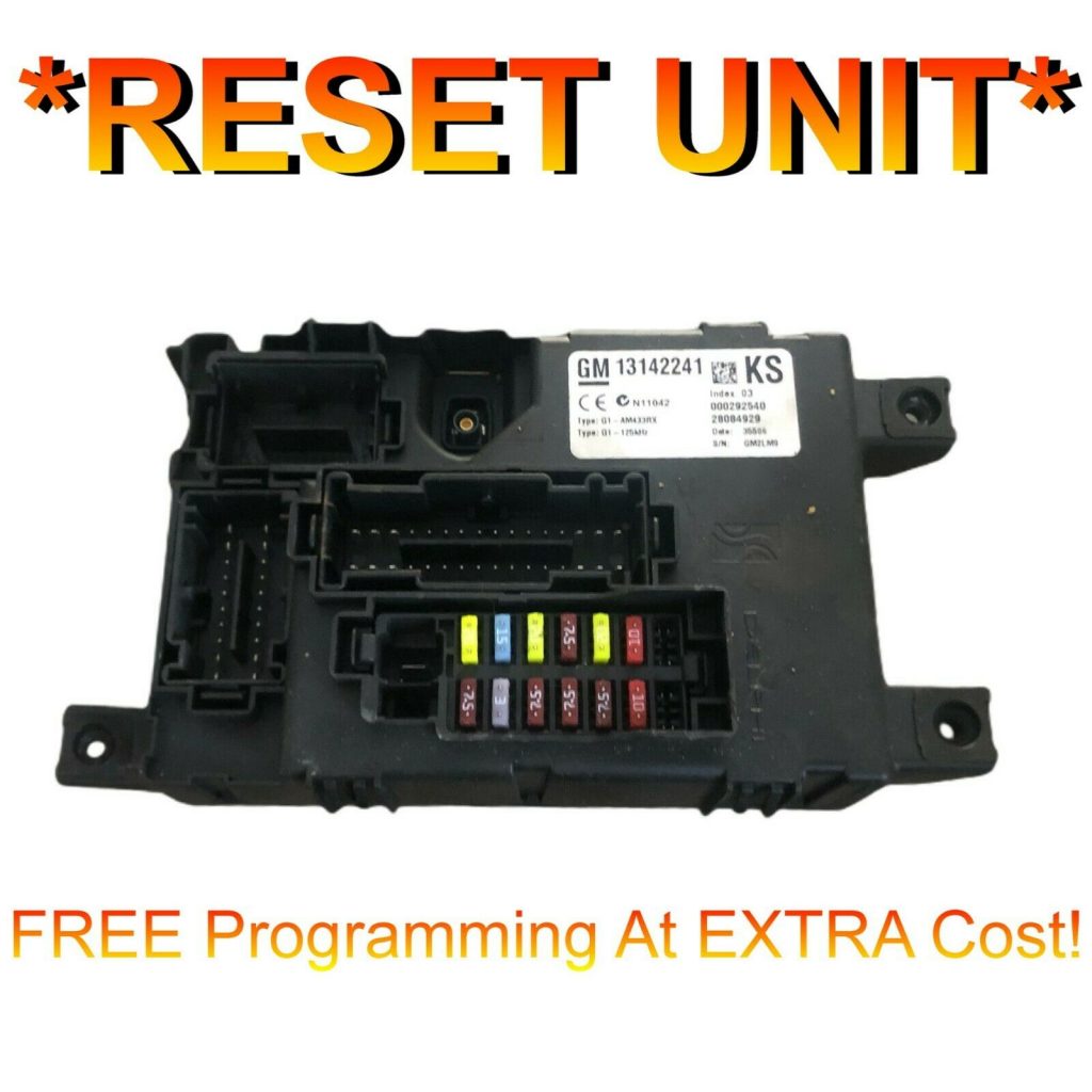 Vauxhall Opel Corsa BCM Body Control Module 13142241 | KS | Tech2 reset ...