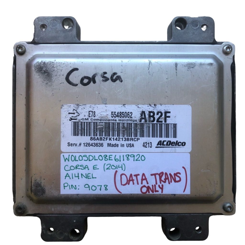 Vauxhall Corsa E ECU E78 | 55485062 | AB2F | Serv: 12643636 | Plug+Play ...