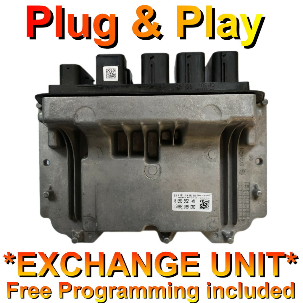 BMW Mini Cooper ECU 0261S19081 | 170931099 | DME | MEVD17.2.3 | Plug ...