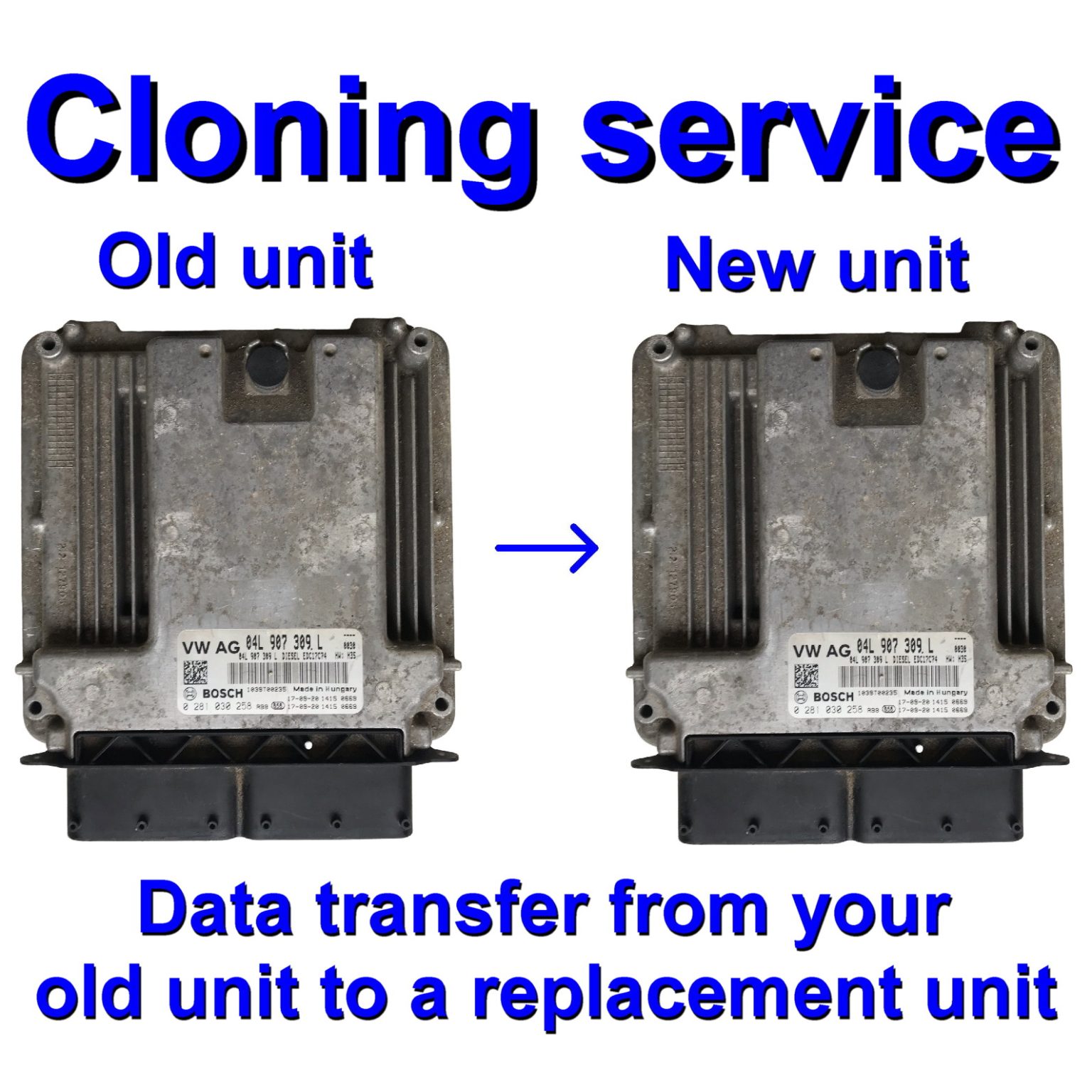 Audi Seat Skoda Volkswagen VW ECU Bosch EDC17 | EDC17C74 | Programming ...