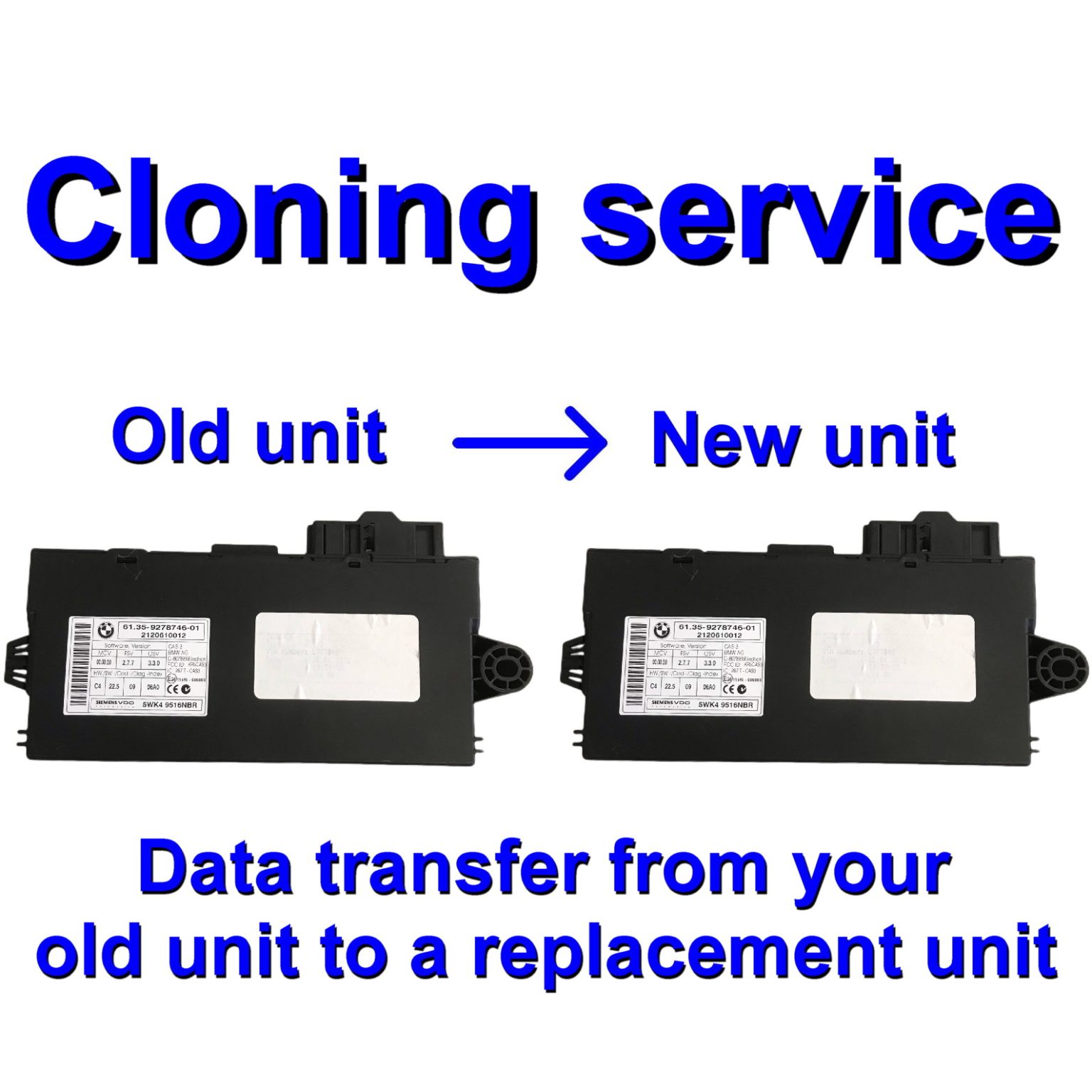 BMW CAS 3 unit / Immobilizer Control Module Unit | Key supply ...