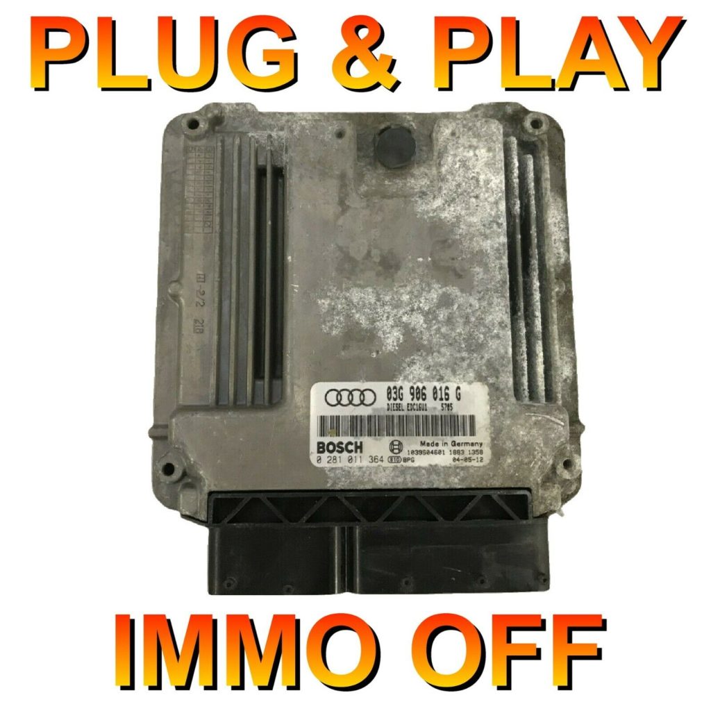 Audi A3 2.0 TDi BKD ECU 0281011364 | 03G906016G | EDC16U1 | Plug+Play ...
