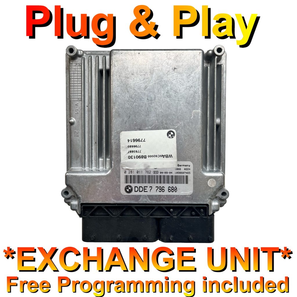 BMW 5 Series E60 ECU Bosch 0281011762 | DDE7796680 | Plug+Play Exchange unit Buy Now