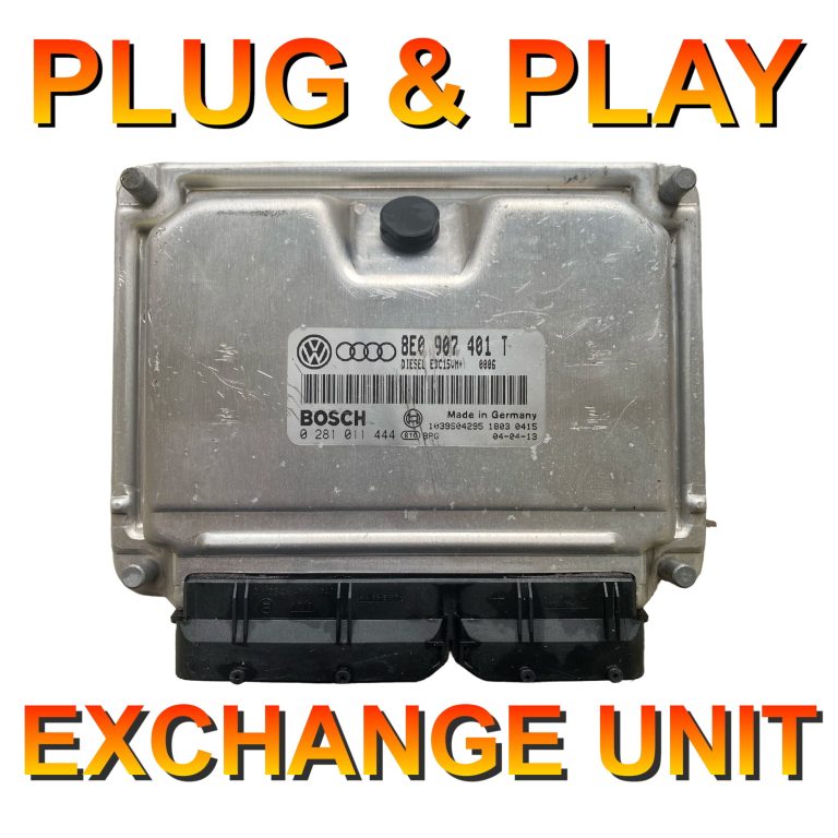 VW ECU 8E0907401T | 0281011444 | EDC15VM+ | *Plug & Play* Immo off ...