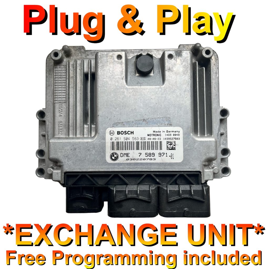 BMW Mini Cooper ECU Bosch 0261S04563 | DME7589971 | Plug+Play Exchange ...