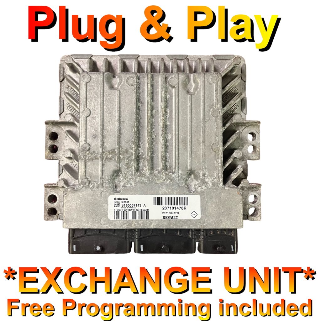 Renault ECU SID305 | S180067143 A | 237101478R | Plug+Play Exchange ...