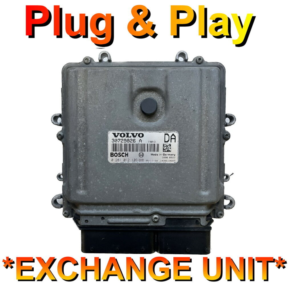 Volvo ECU Bosch EDC16C31 | 0281012103 | 30729826 | DA | Plug+Play ...