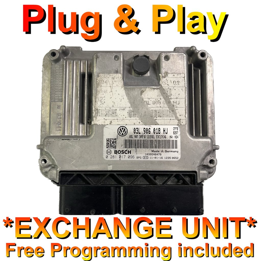 VW / Skoda ECU Bosch 0281017413 | 03L906018JB | EDC17C46 | Plug+Play ...