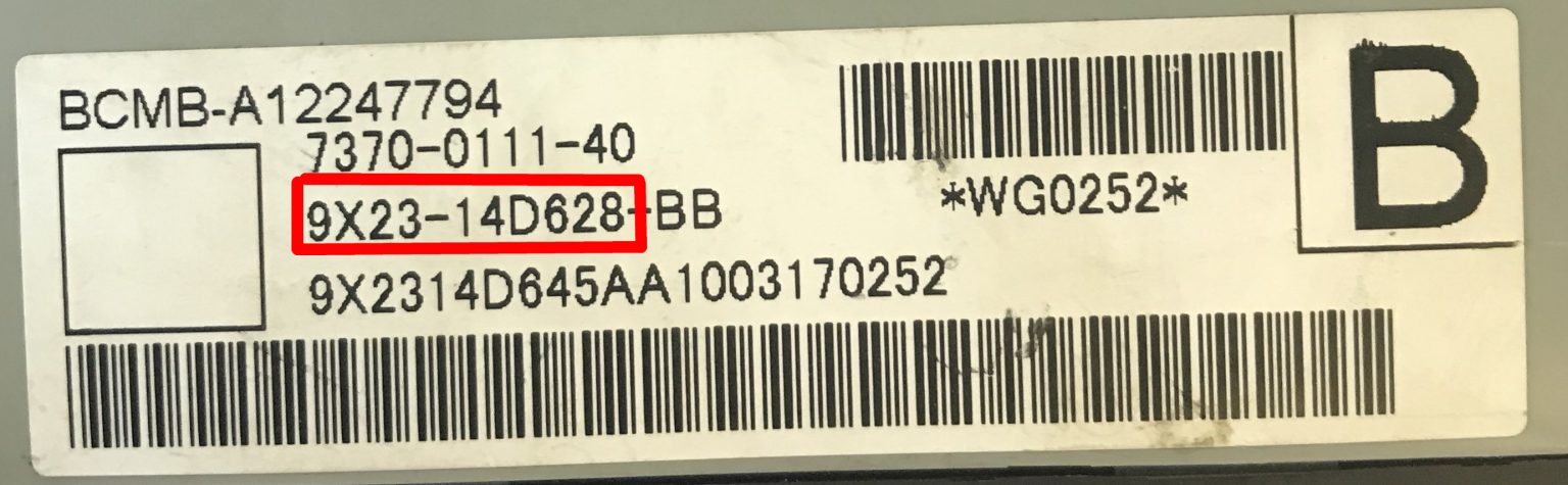 Jaguar Body Control Module | Fusebox BCM | BCMB- | 9X23-14D628- | BX23 ...