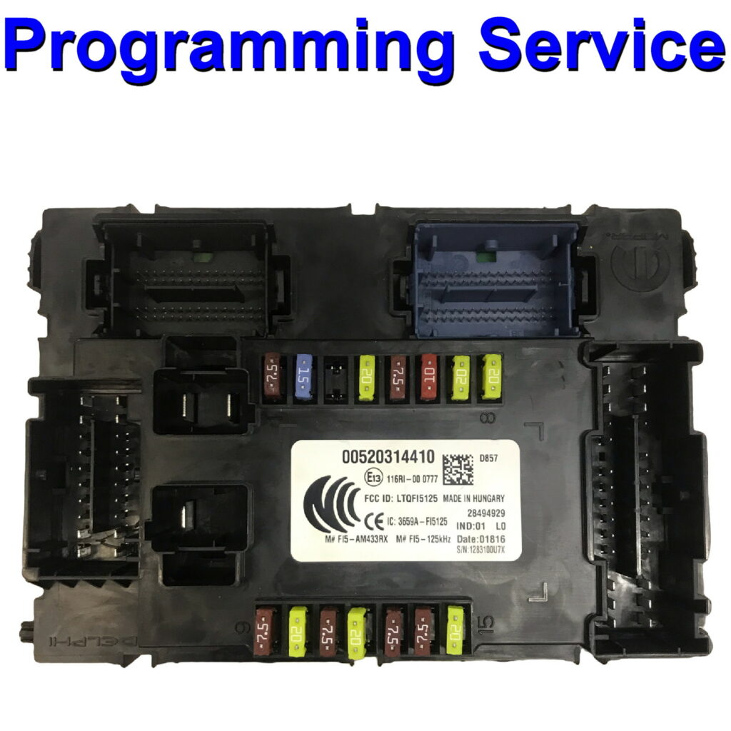 Jeep Renegade Delphi BCM | Body Control Module | Fusebox | Programming ...