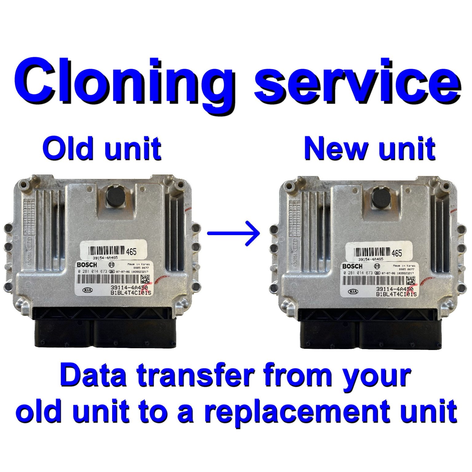 Kia | Hyundai ECU Bosch EDC16 | EDC16C39 | Programming Service Buy Now