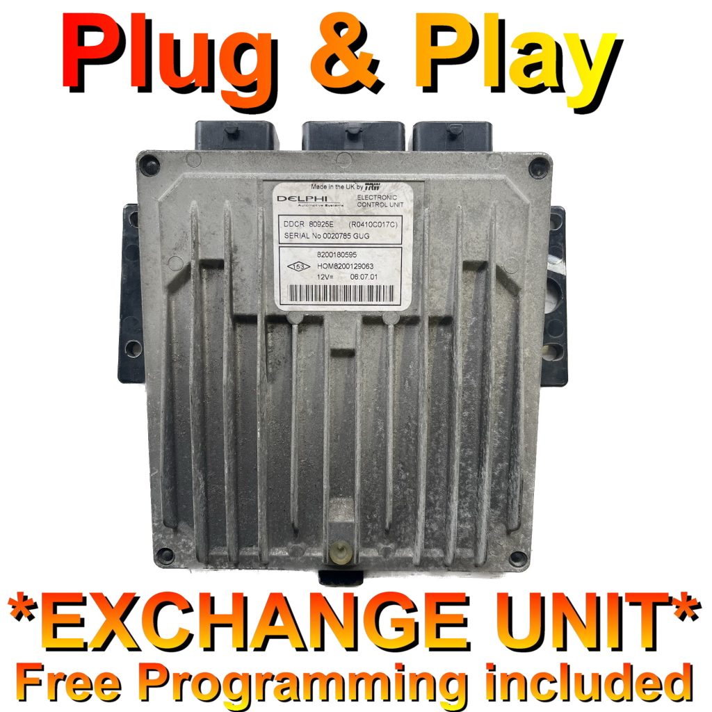 Renault Clio 1.5 DCI ECU Delphi | 8200180595 | HOM8200129063 | DDCR ...